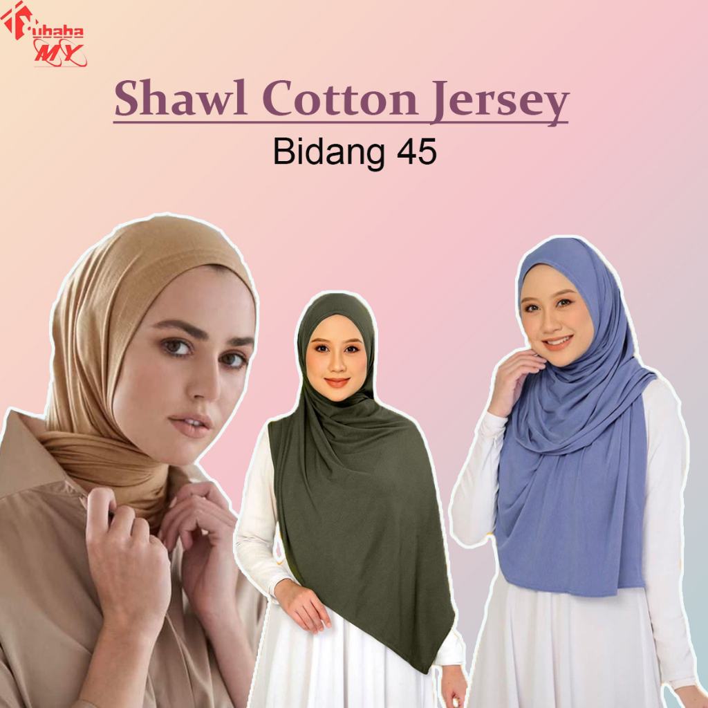 [🔥READY STOCK 🔥] Tudung Shawl || Shawl Cotton Jersey || Ironless Shawl Jersey (Beli 3 Get 1 Free ...