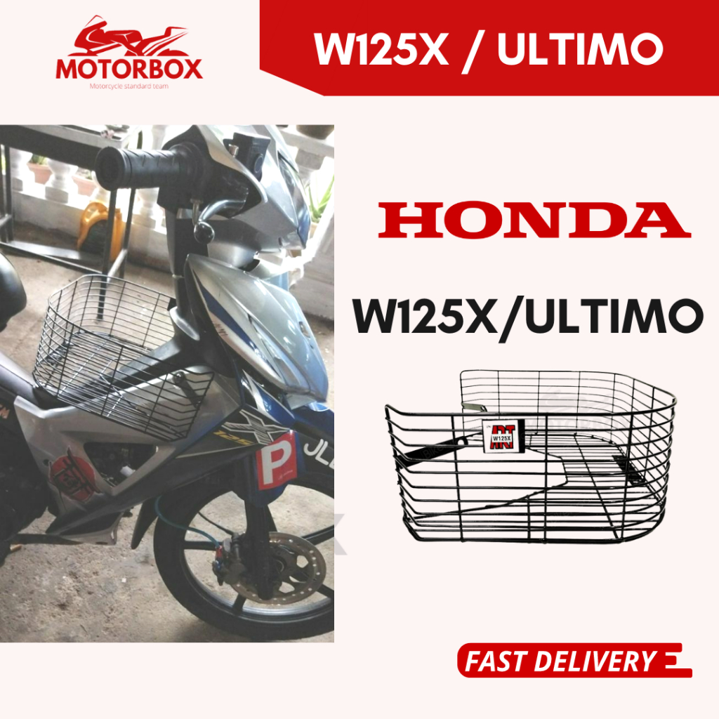 ART HONDA WAVE125X W125X WAVE 125X ULTIMO WIRE BASKET IRON BAKUL BESI ...
