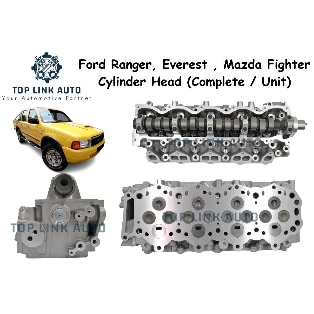 Ford Ranger, Everest WL WL-T Mazda Fighter Engine Cylinder Head (*New ...