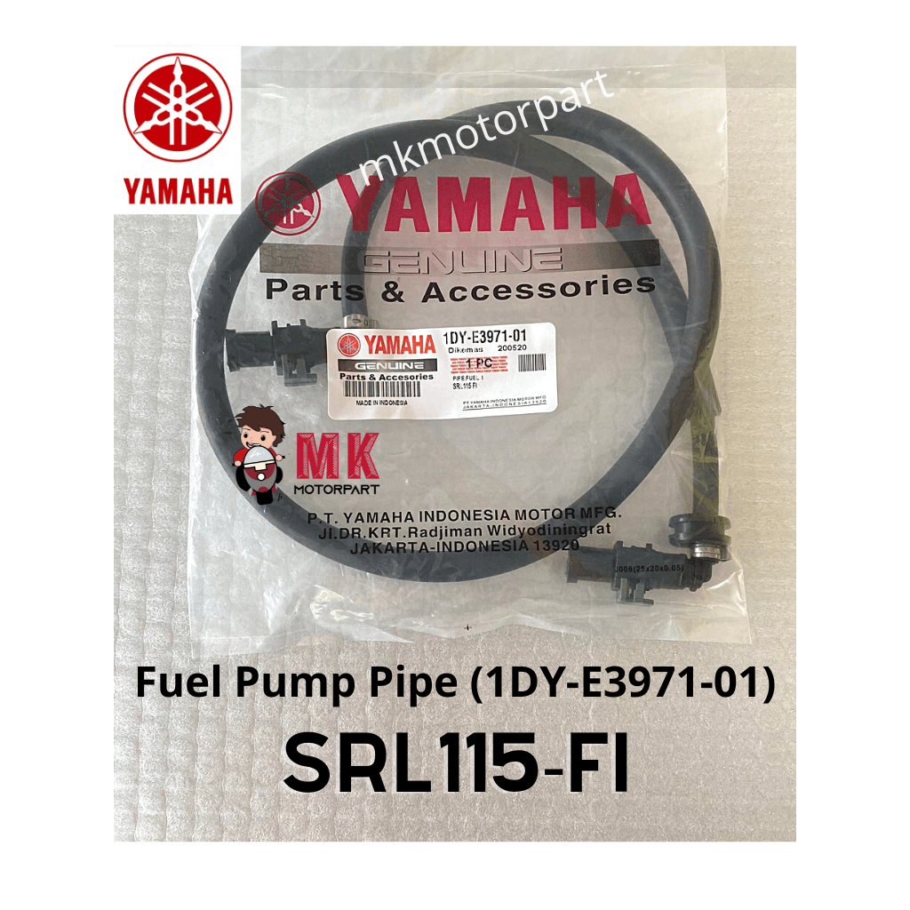 Yamaha SRL115 Fi / SRL115Fi Lagenda Fuel Pump Pipe / Minyak Petrol Hose ...
