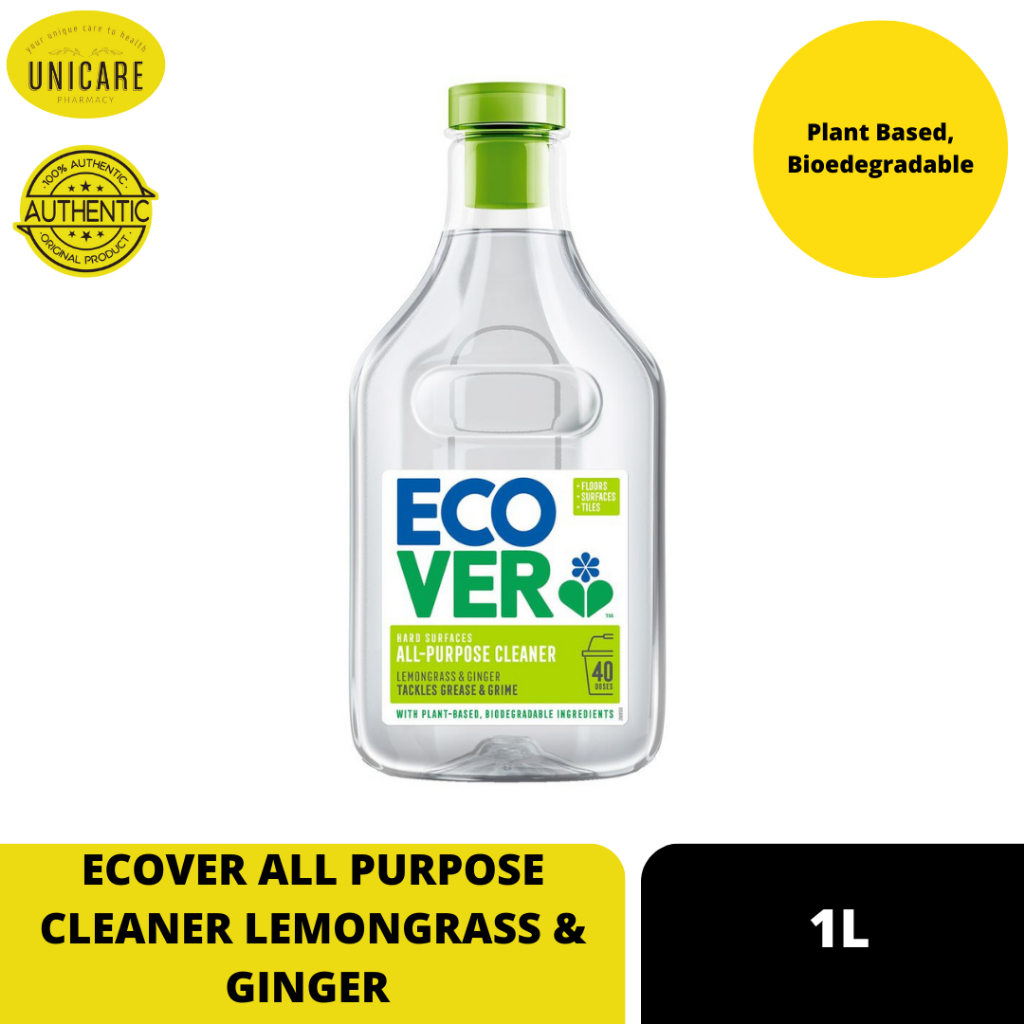 ECOVER ALL PURPOSE CLEANER LEMONGRASS & GINGER 1L | Shopee Malaysia