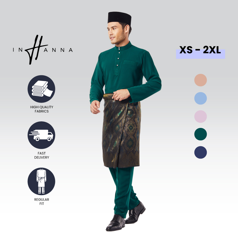 INHANNA Lutfi Baju Melayu Cekak Musang | Shopee Malaysia
