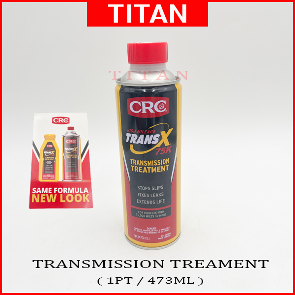 CRC TRANS-X 75K HIGH MILEAGE TRANSMISSION TREATMENT YELLOW Code: 402916 ...