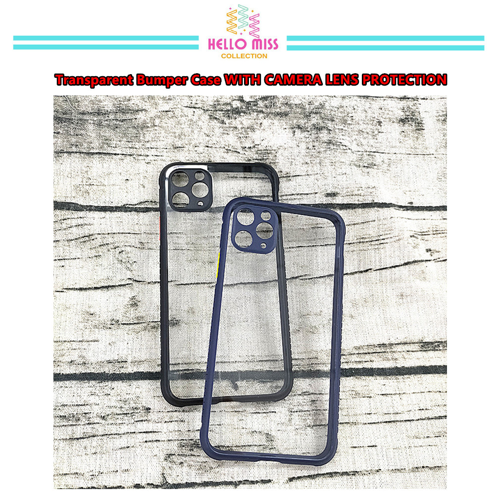 IPH XR / IPH XS MAX / IPH 11PRO / IPH 11PRO MAX Transparent Bumper Case ...