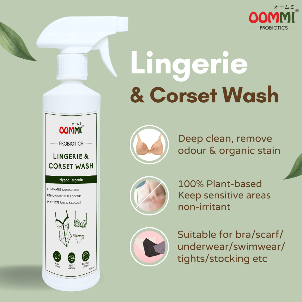 Oommi Probiotics Lingerie & Corset Wash | Laundry Liquid | Innerwear ...