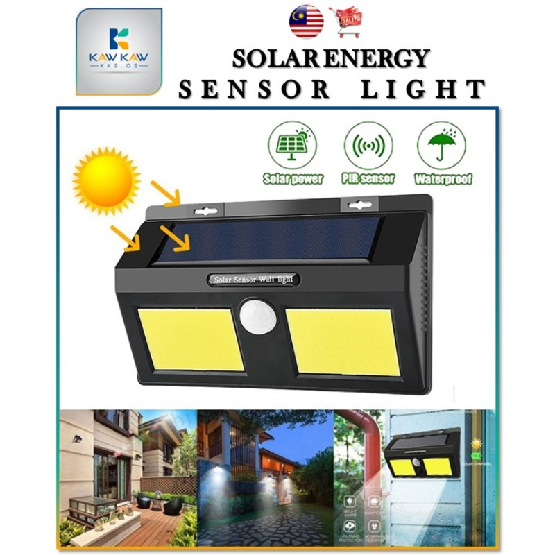 𝐊𝐊𝐒 𝐒𝐨𝐥𝐚𝐫 𝐄𝐧𝐞𝐫𝐠𝐲 𝐒𝐞𝐧𝐬𝐨𝐫 𝐋𝐢𝐠𝐡𝐭 🚚 20+20 LED 48+48 COB Double Sided ...
