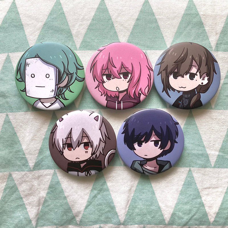 Utaite Eve Nqrse Mafumafu Soraru ft Nijisanji JP Kanae 44mm matte badge | Shopee Malaysia