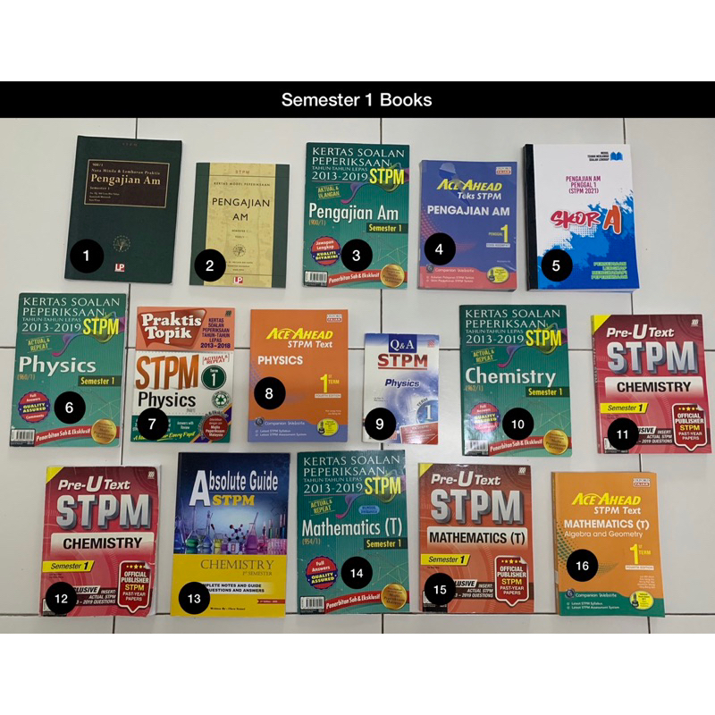 STPM Books Sem 1 (New + Used) | Shopee Malaysia