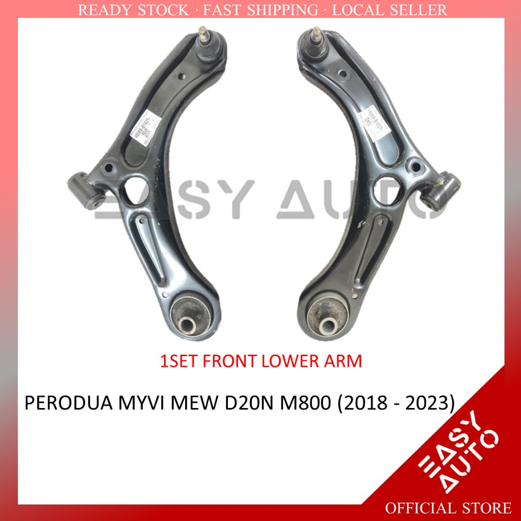 PERODUA MYVI NEW D20N M800 FRONT LOWER ARM RIGHT AND LEFT - LEFT 48069 ...