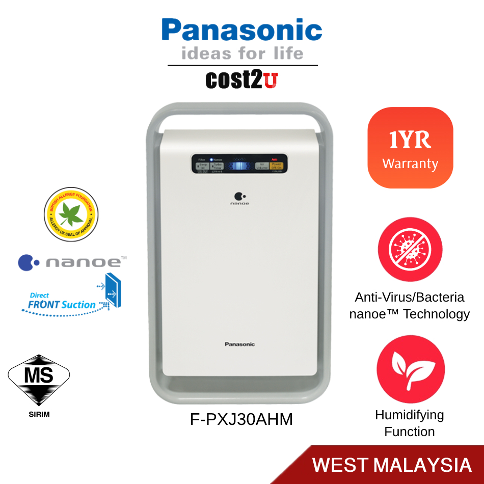 Panasonic 20m² nanoe™ Air Purifier Machine | F-PXJ30AHM F-PXJ30A (Air Purifiers 空氣淨化器) | Shopee ...