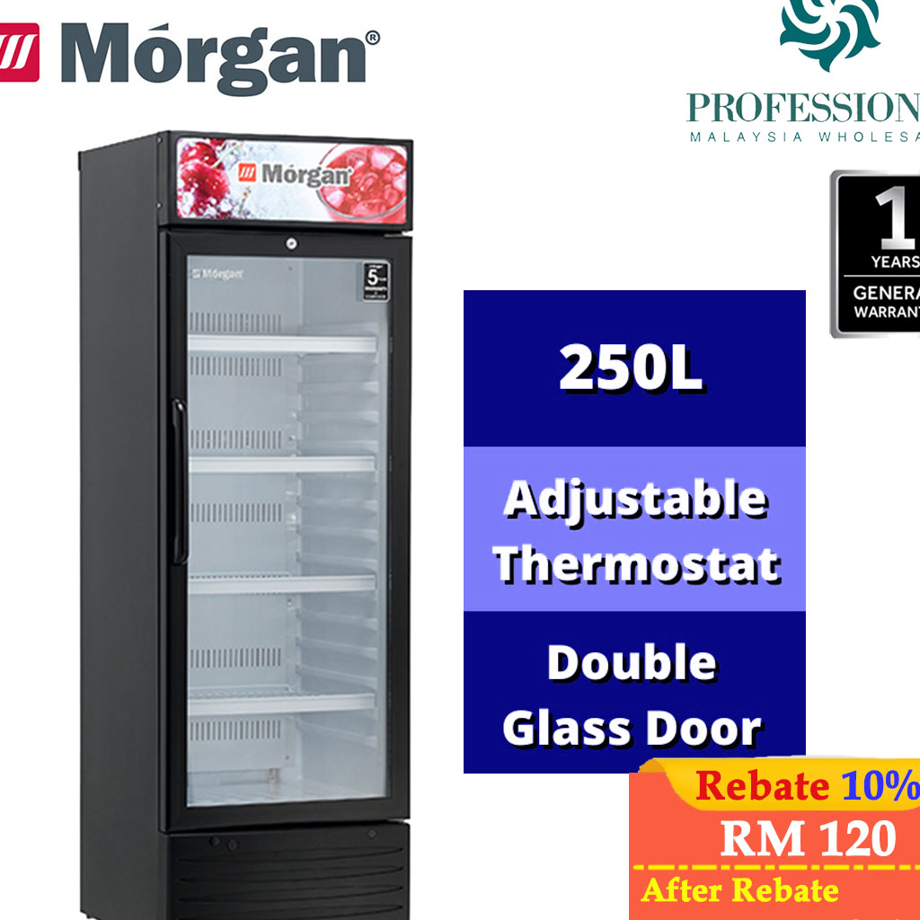 MORGAN FROST-FREE CHILLE 250L / 288L / 430L SHOWCASE DISPLAY COOLER ...