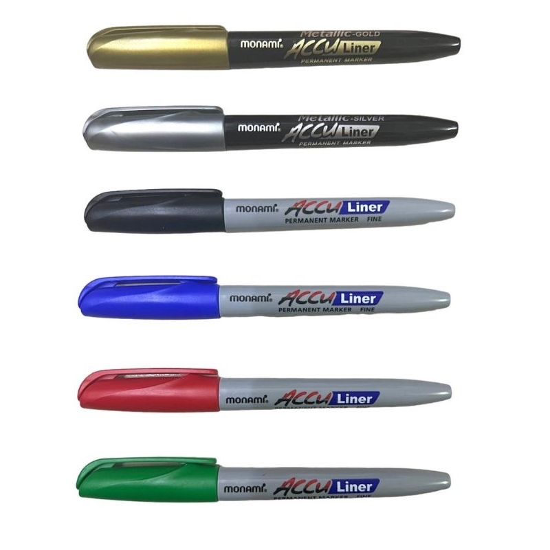Monami Accu Liner Permanent Marker (Fine) | Shopee Malaysia