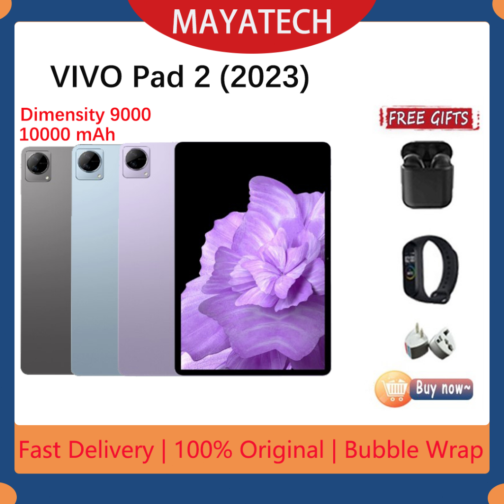 【Newest】VIVO Pad 2 Tablet 144Hz Dimensity 9000 12.1inches 10000mah 44W ...