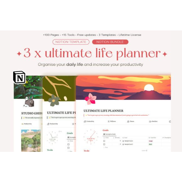 Notion Life Planner Template Bundle | Shopee Malaysia