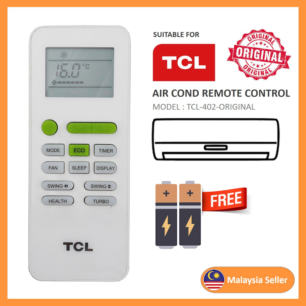 Replacement For TCL Air Cond Aircond Air Conditioner Remote Control ...