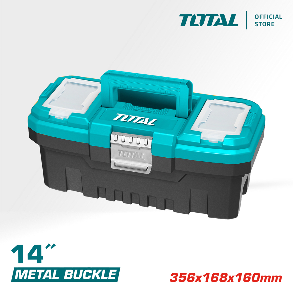 TOTAL Plastic Tool Box Removable Inner Tray (14"/356mm x 168mm x 150mm ...