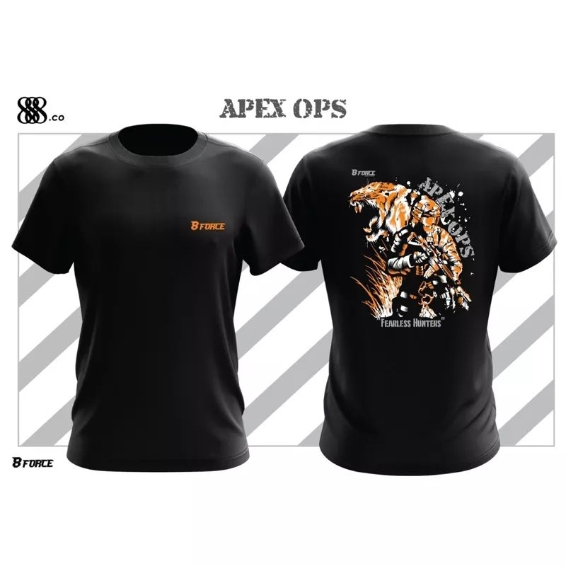 TACTICAL BAJU SILKSCREEN APEX OPS READY STOCK | Shopee Malaysia