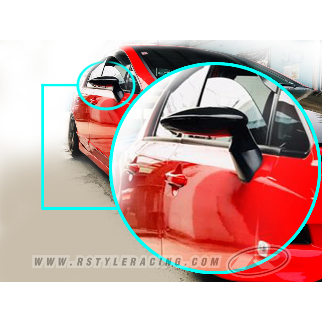 Honda Civic Fd Fd2 Side Mirror Spoon Miror Carbon Civic Fd2r | Shopee ...