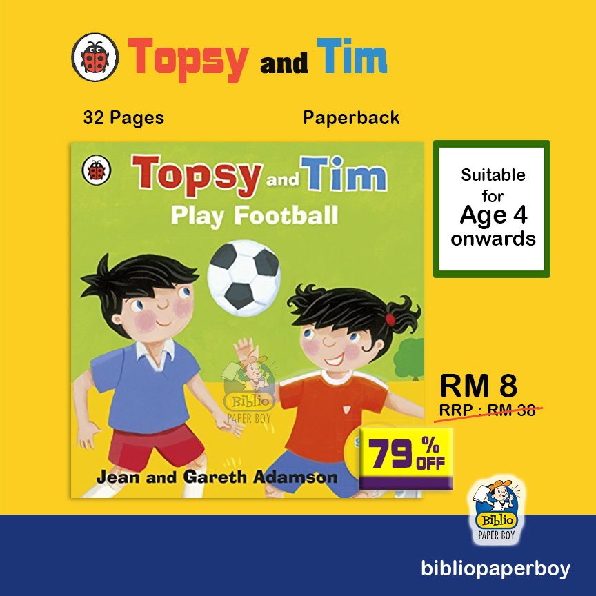 Topsy and Tim by Ladybird - Play Football | Shopee Malaysia