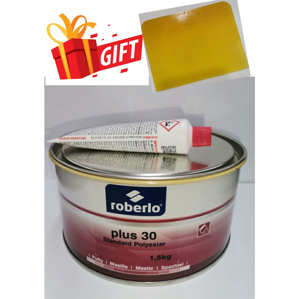 ROBERLO PLUS 30 POLYESTER PUTTY/BODYFILLER 1.5KG/750GM | Shopee Malaysia