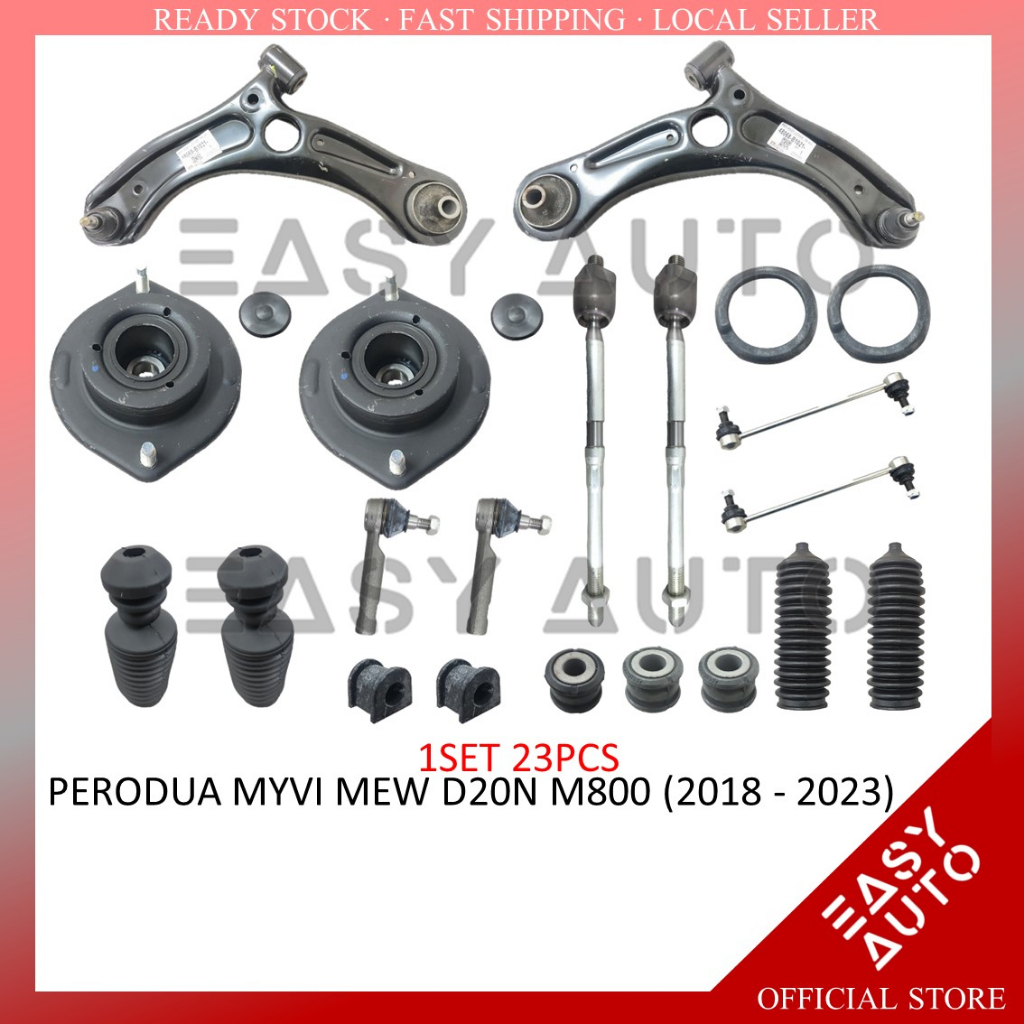 PERODUA MYVI NEW D20N M800 LOWER ARM+FRONT ABSORBER MOUNTING+BUSH+COVER ...