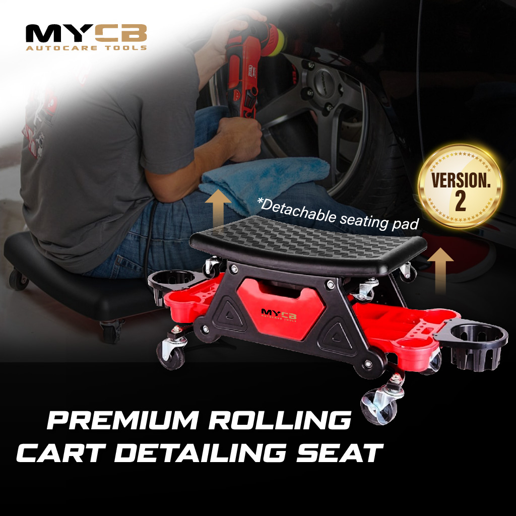 MYCB Premium Rolling Cart Detailing Seat [Ver.2] Detachable Type ...