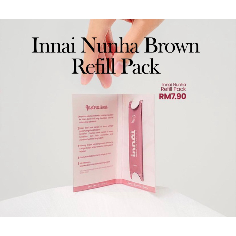 NEW Innai Nunha Neelofa - Inai Merah/ Merah Mahal - Innai Dark Brown ...