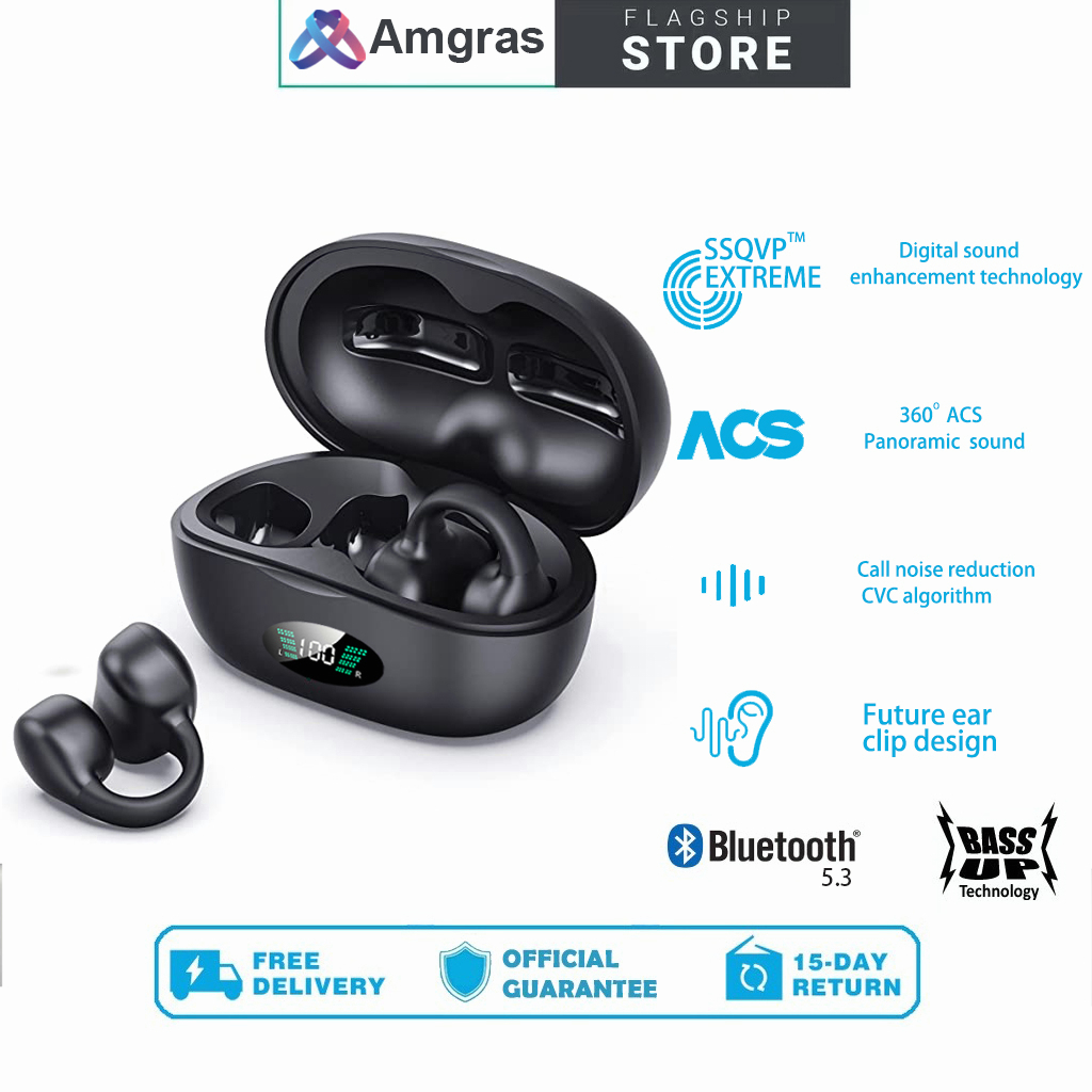 Amgras Spacebuds Ⅲ Pro air Conduction wireless Earphones Bluetooth 5.3 ...