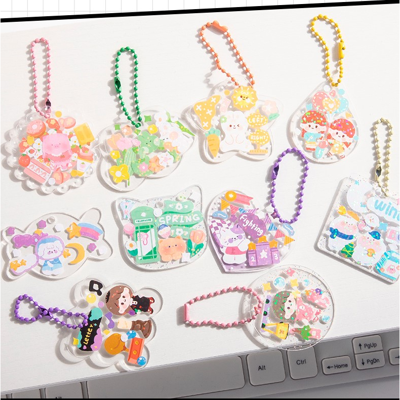 Cuckoo Card Guka Sticker Chuck Transparent Keychain Acrylic Plate DIY ...