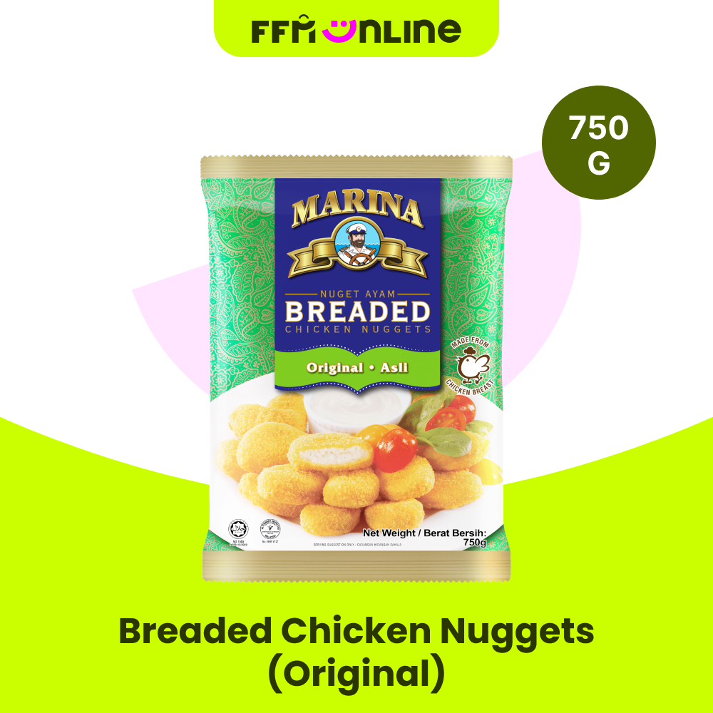 [Klang Valley Only] Marina Breaded Chicken Nuggets Original (750g ...