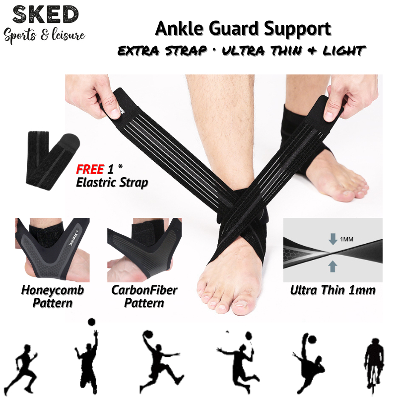 SKED Aolikes Ankle Guard Support Injuries (1Pc) + Ankle Strap Double ...
