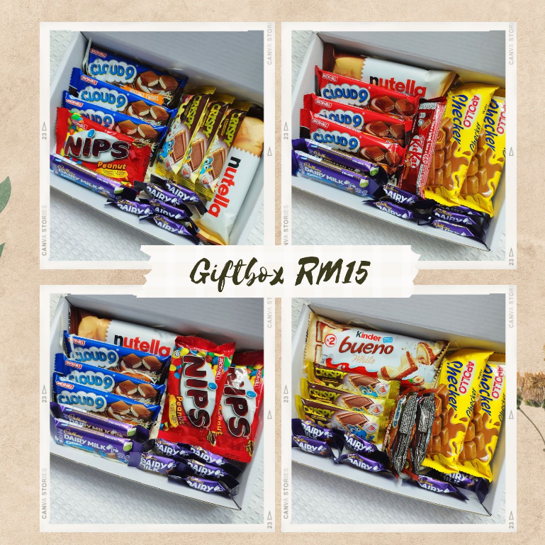 GIFTBOX BAJET RM15 (FREE WISH CARD + RIBBON) | Shopee Malaysia