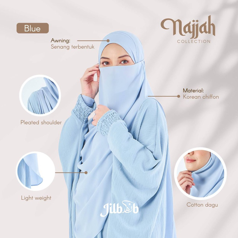 [READY STOCKS] JILBAB AWLA/ NAJJAH FREE PURDAH NEELOFA | Shopee Malaysia