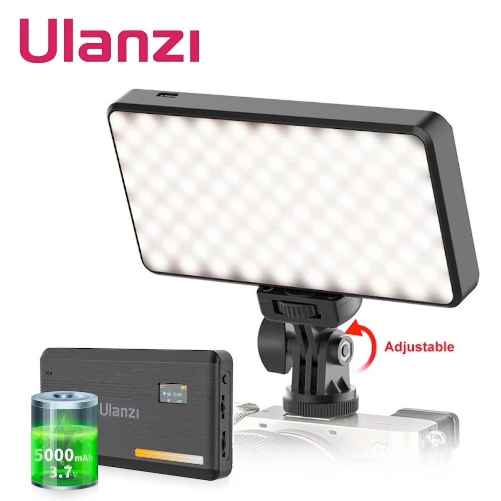 ULANZI VL200 5000mAh Bi-Color LED Video Light for DSLR Camera | Shopee ...