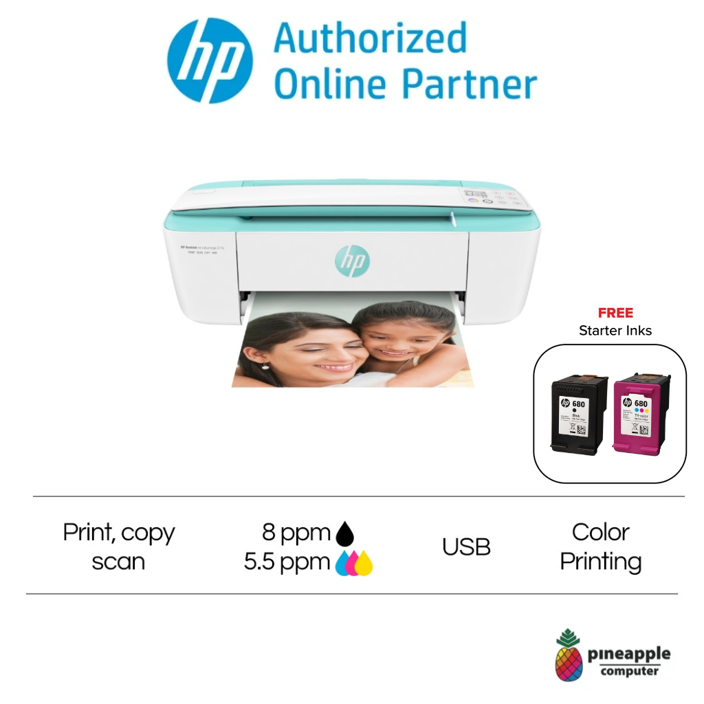 HP DeskJet Ink Advantage 3776 All-in-One Printer | Shopee Malaysia