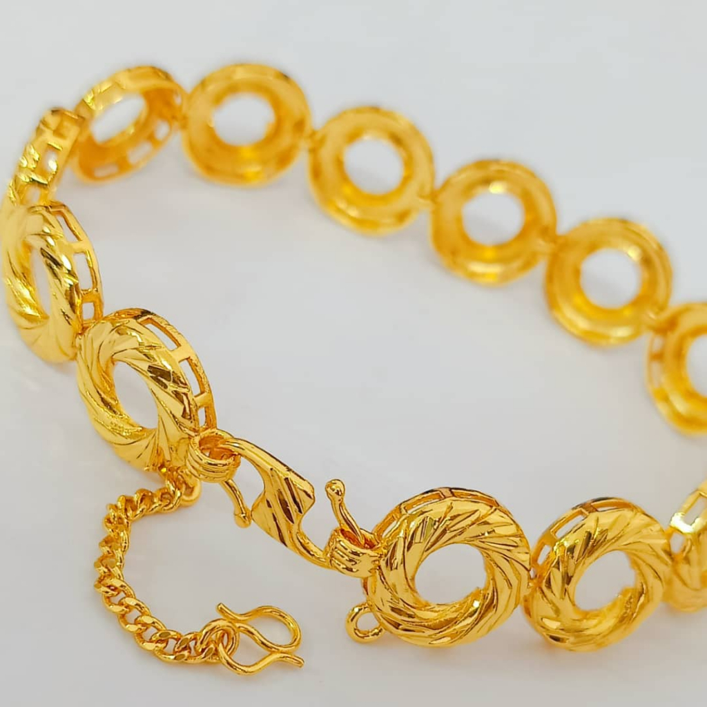 Bracelet Rantai Tangan Emas Bangkok GOLD PLATED | Shopee Malaysia