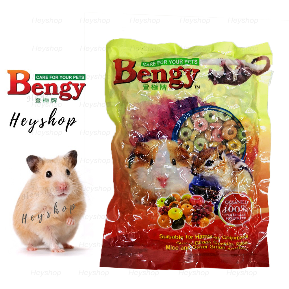 Bengy Rodent Donut Biscuit 150g - Hamster Chipmunk Gerbil Sugar Glider ...
