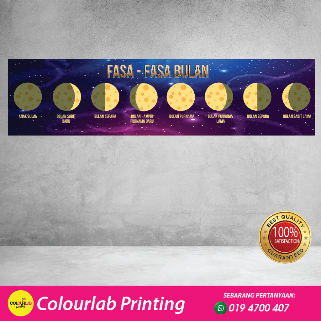 Banner sains fasa - fasa bulan | Shopee Malaysia