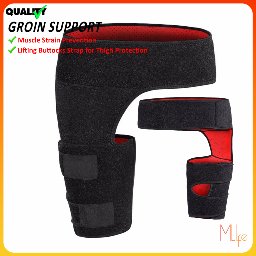 Fitness Leg Guard Groin Band Prevent Muscle Strain Hip Protector ...