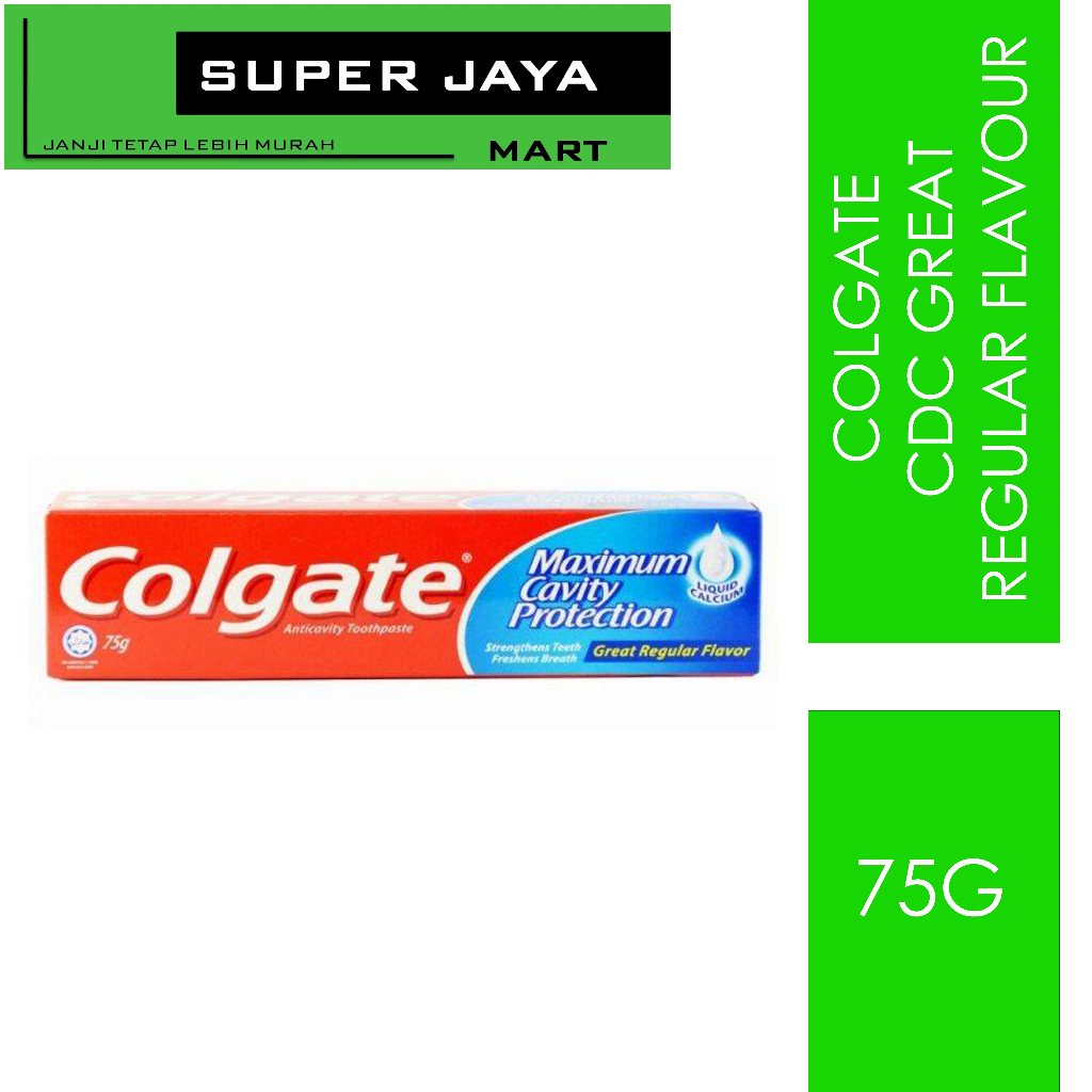 Colgate Maximum Cavity Protection Regular 75g/ 175g | Shopee Malaysia
