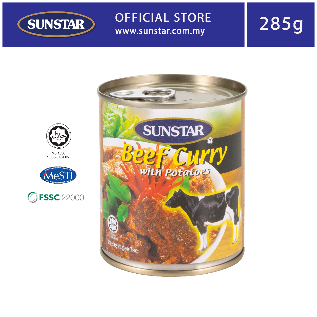 SUNSTAR Beef Curry with Potatoes / Kari Daging dengan Ubi Kentang (285g) | Shopee Malaysia