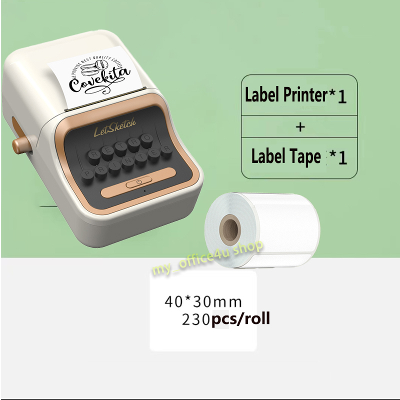 Label Printer Wireless Bluetooth Thermal Label Tape student error ...