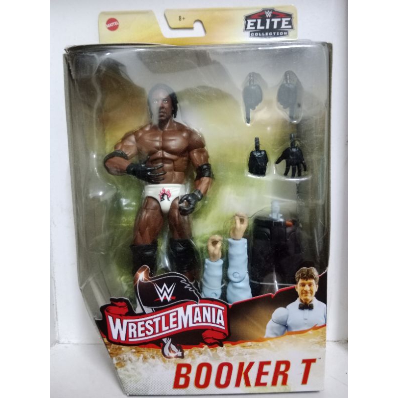 Mattel WWE Elite Wrestlemania 36 Booker T Wrestling Action Figure | Shopee Malaysia