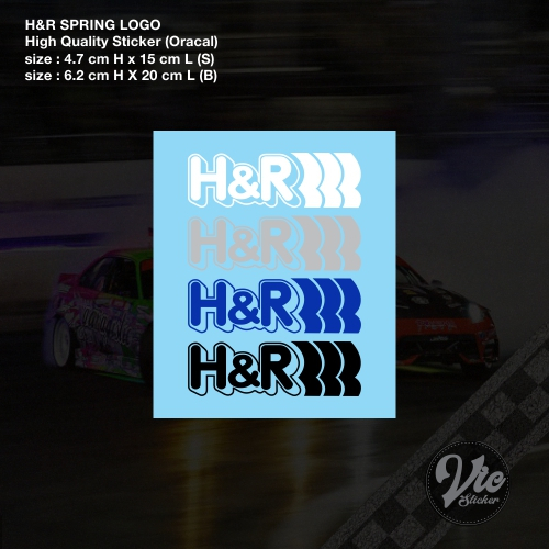 H&R SPRING Sticker / Decal (High Quality Sticker) | Shopee Malaysia
