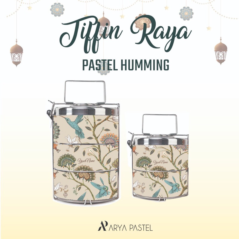 PERSONALIZED TIFFIN (HARI RAYA EDITION), TIFFIN/MANGKUK TINGKAT, FREE ...
