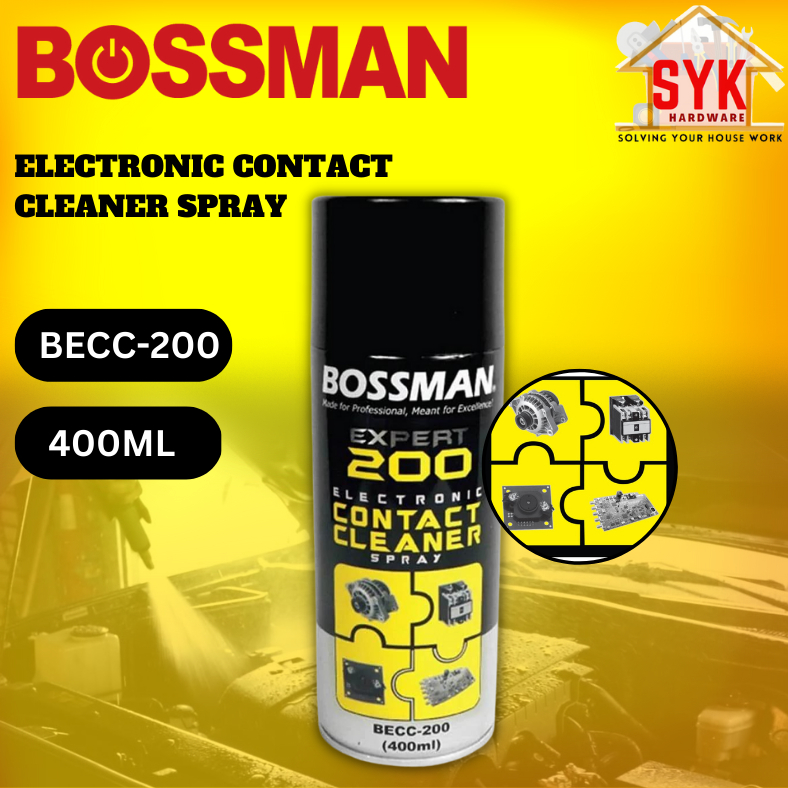 SYK Bossman BECC-200 Electronic Contact Cleaner Spray Electrical ...