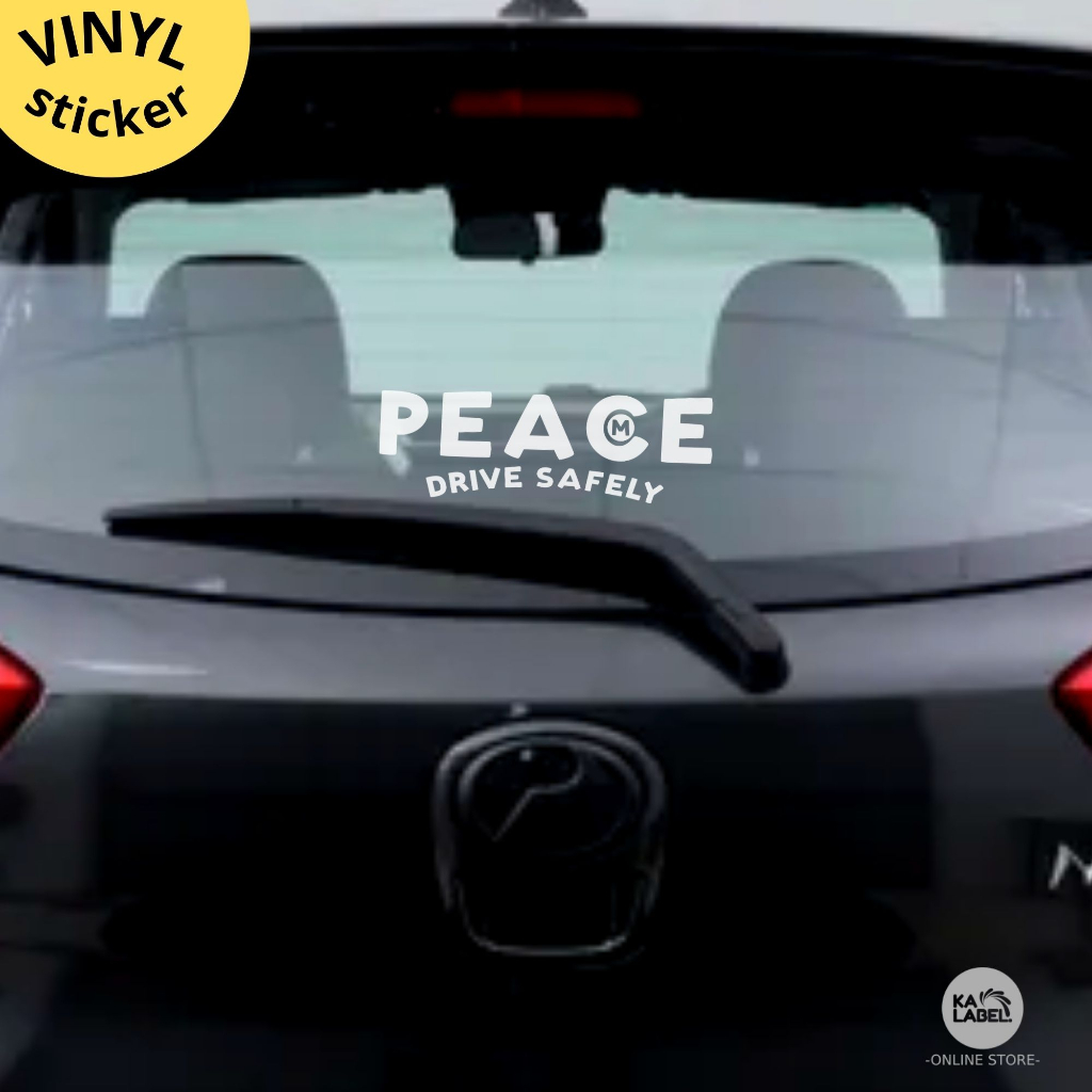 Car Rear Sticker / Present for New Car / Hadiah Kereta Baru / Vinyl ...
