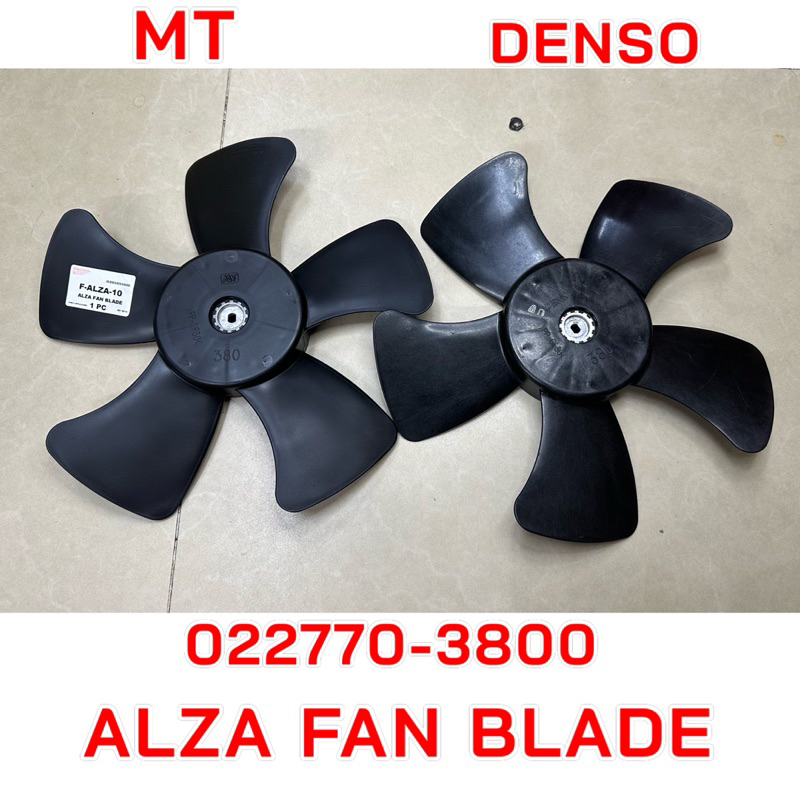 PERODUA ALZA (F-ALZA-10 /02277-3800) MT AND DENSO RADIATOR FAN BLADE ...