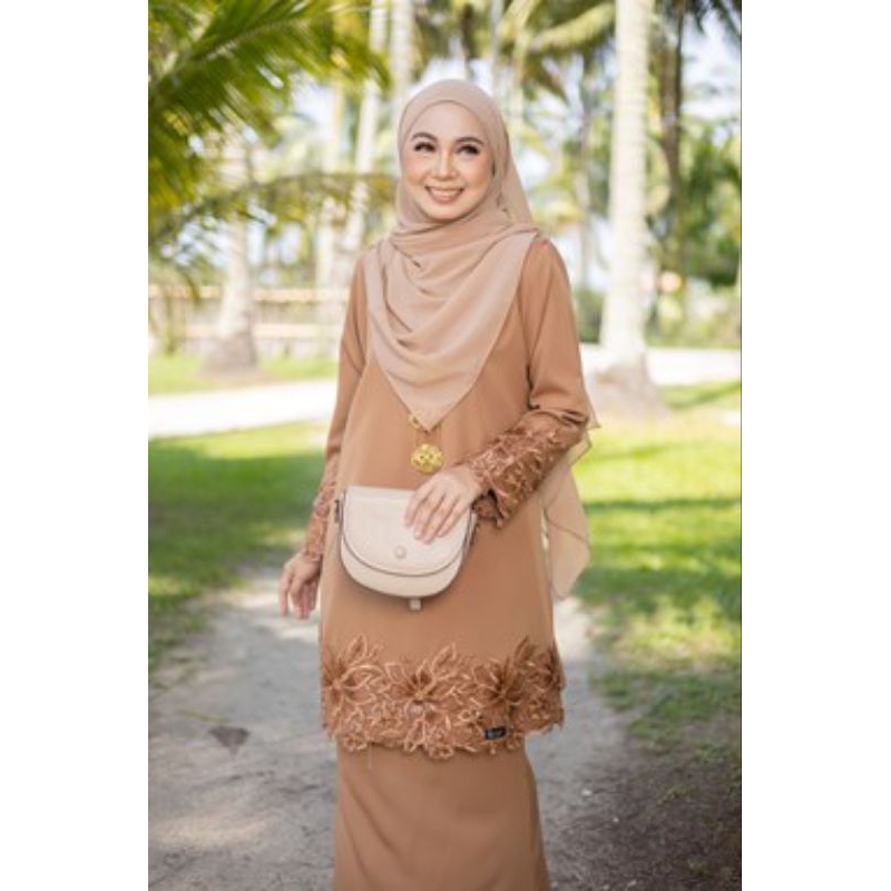NEW ARRIVAL BAJU KURUNG RAYA LACE NATHALEA BY DMIMI 2024 | Shopee Malaysia
