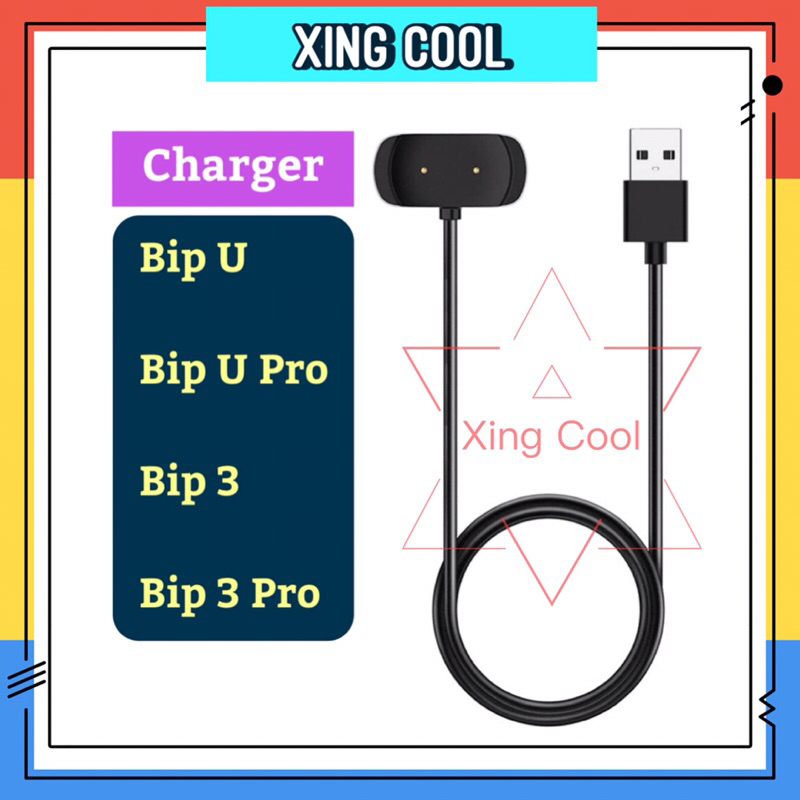Amazfit Bip 3 pro Bip U pro usb cable magnetic charger smartwatch jam ...